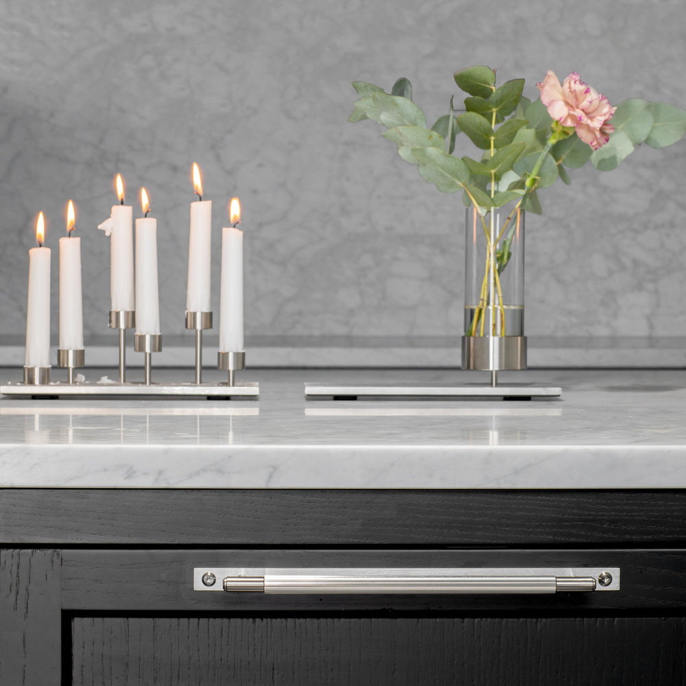 Buster + Punch • Greb i rustfri stål med bagplade og diamond cut mønster